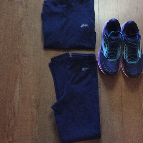 Hind | Pants & Jumpsuits | Xs Hind Drylete Running Navy Blue Tights ...